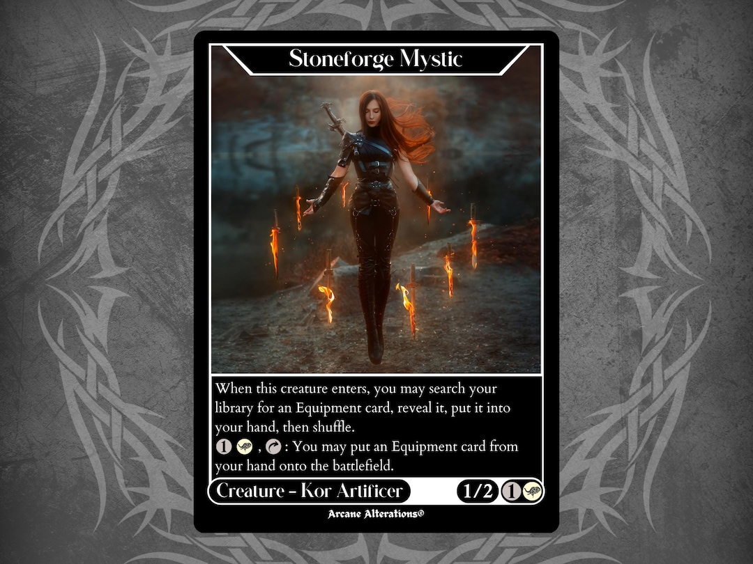 Stoneforge Mystic - Full Art Custom Card - Etsy