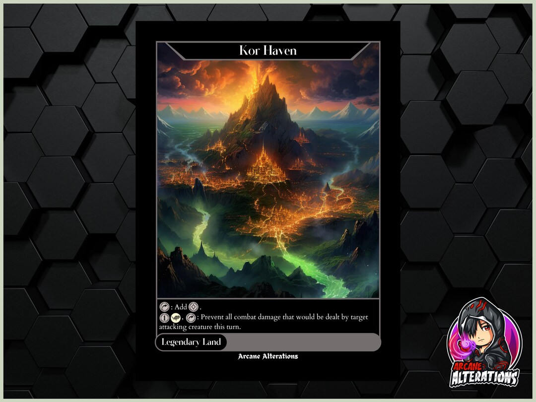 Kor Haven Full Art Custom Card - Etsy