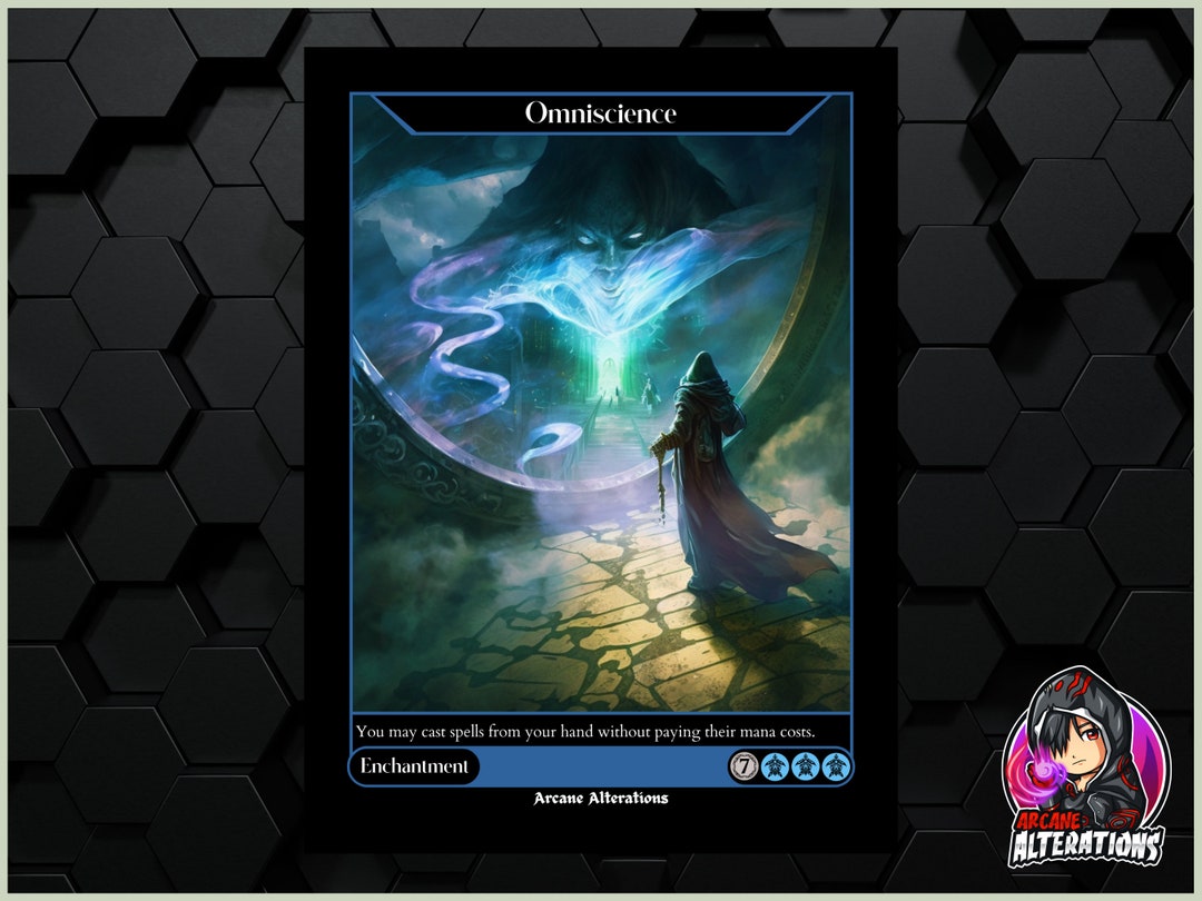 Omniscience Full Art Custom Card - Etsy