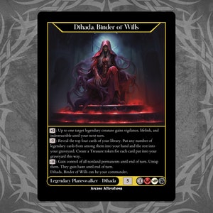 Dihada, Binder of Wills Full Art Custom Card - Etsy