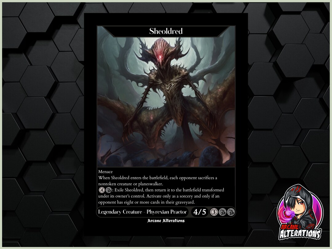 Sheoldred - Full Art Custom Card - Etsy
