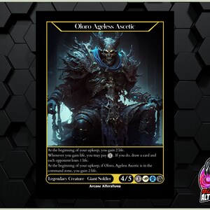 Oloro, Ageless Ascetic Full Art Custom Card - Etsy