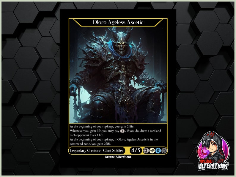 Oloro, Ageless Ascetic Full Art Custom Card - Etsy