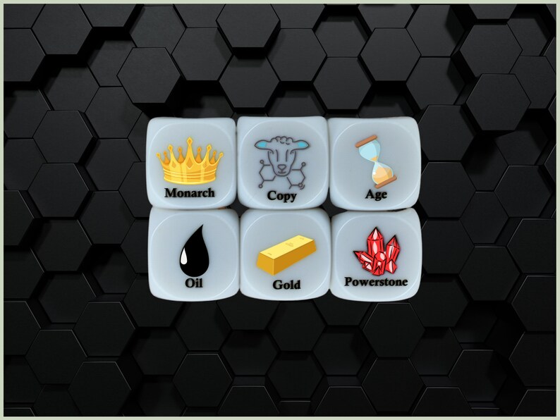 Custom D6 Counters 16mm Rounded Edges - Etsy