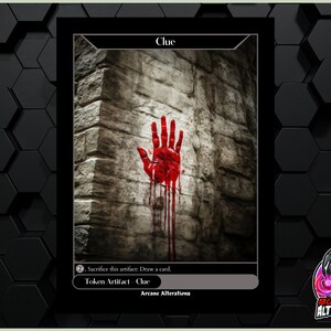 Clue Token Full Art Custom Card - Etsy