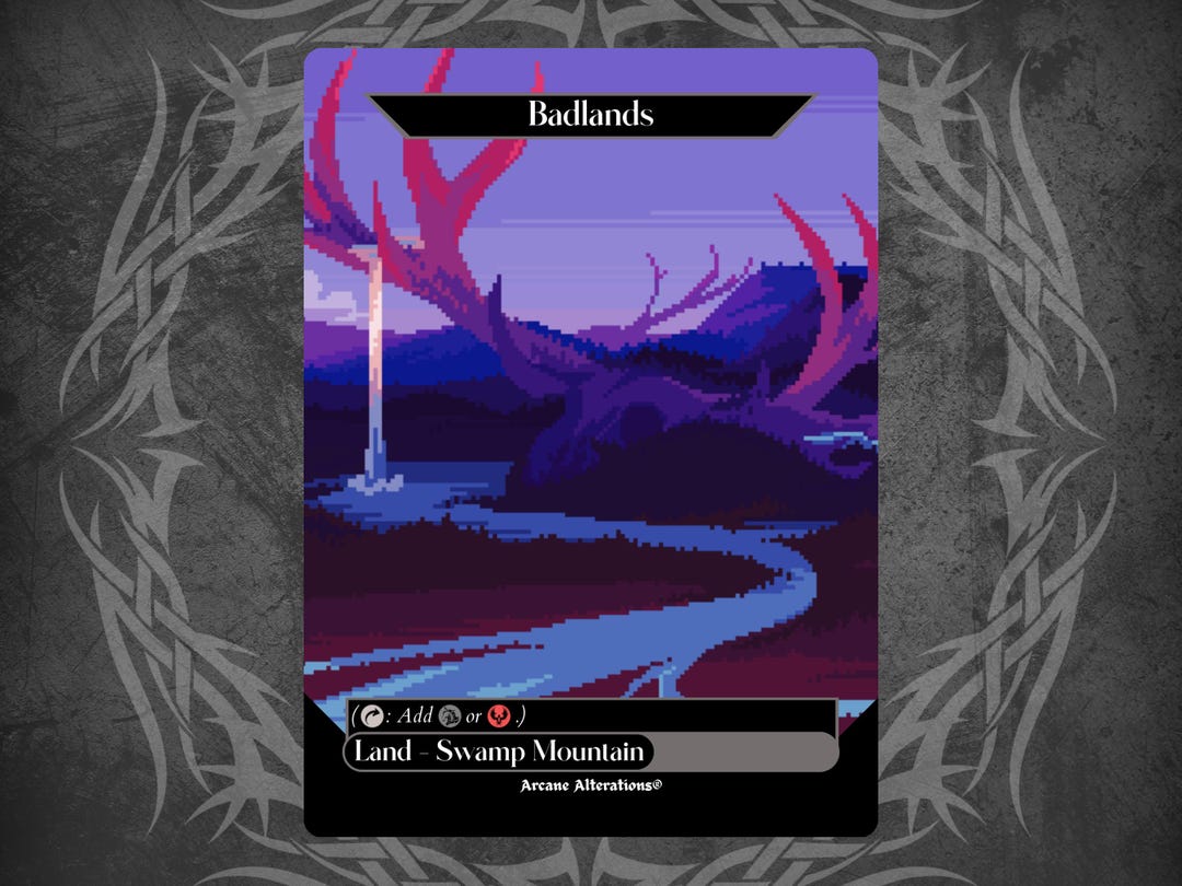 Badlands - Proxy Full Art Custom Card - Etsy