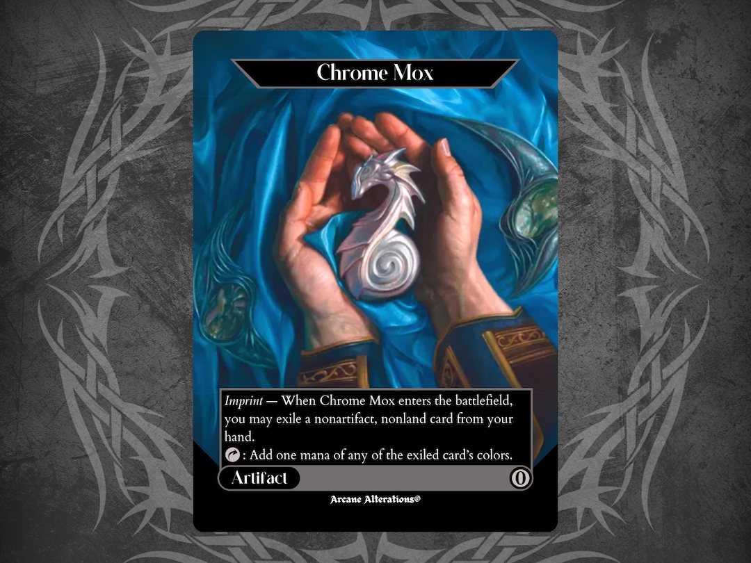 Chrome Mox - Proxy Full Art Custom Card - Etsy