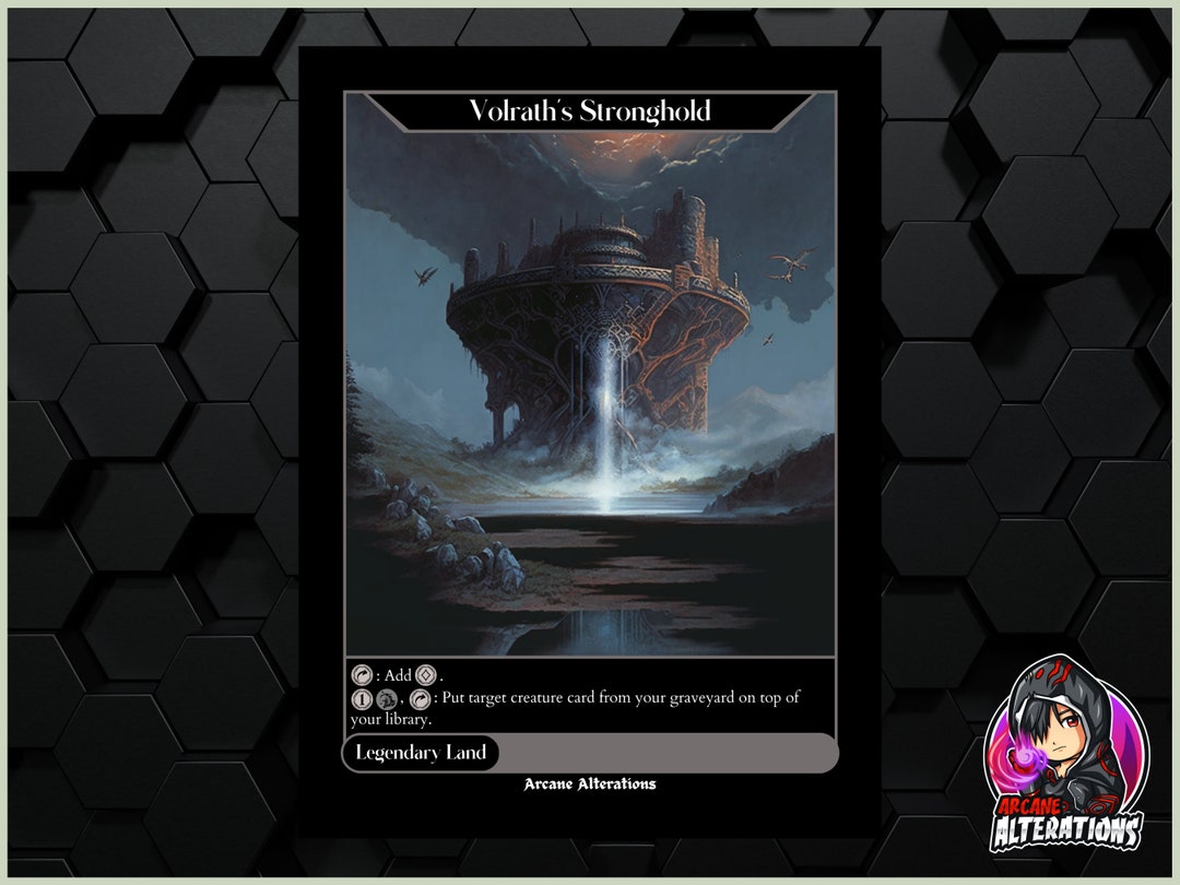 Volrath's Stronghold Full Art Custom Card - Etsy