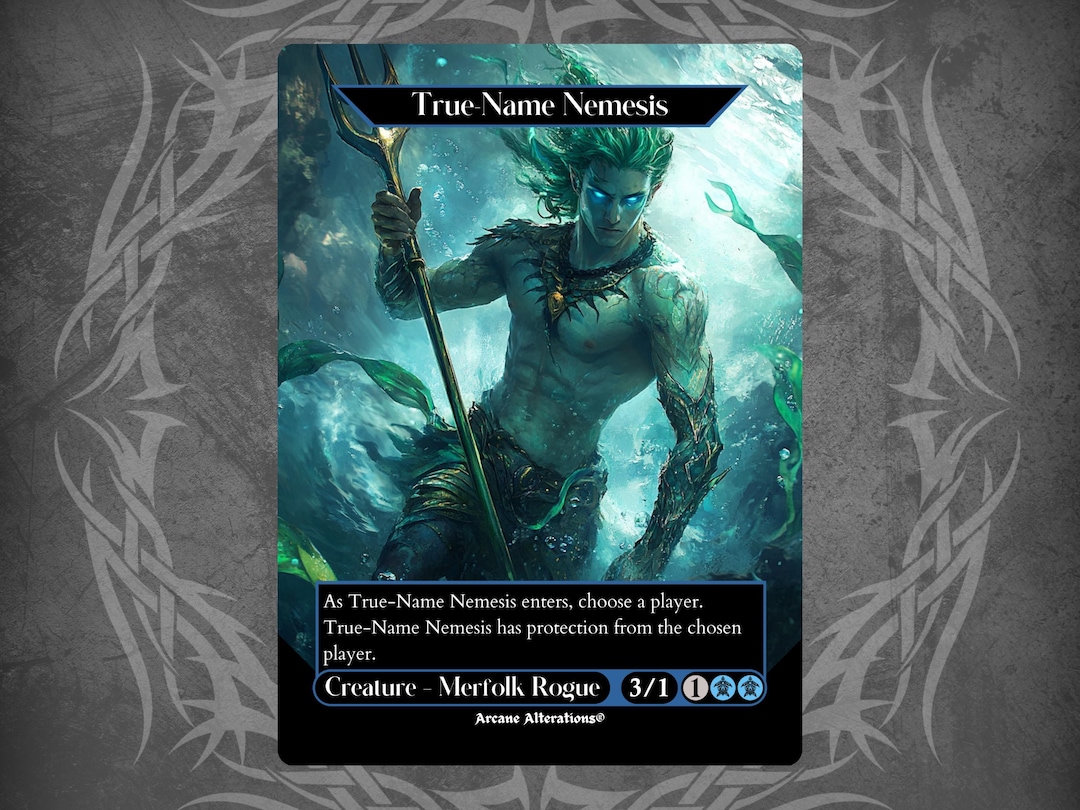 True-name Nemesis - Proxy Full Art Custom Card - Etsy