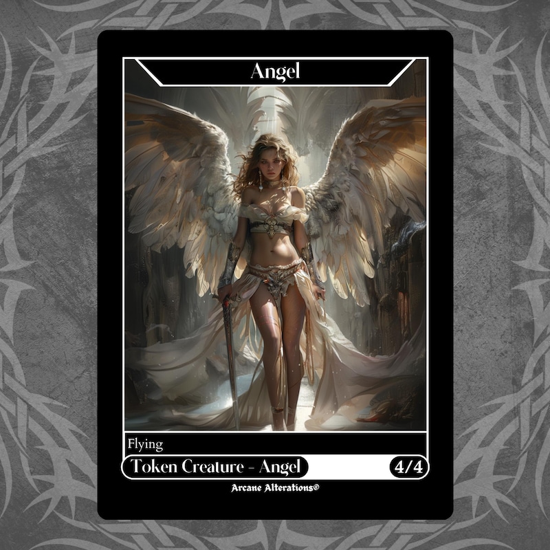 Custom Mtg Token Angel - Etsy