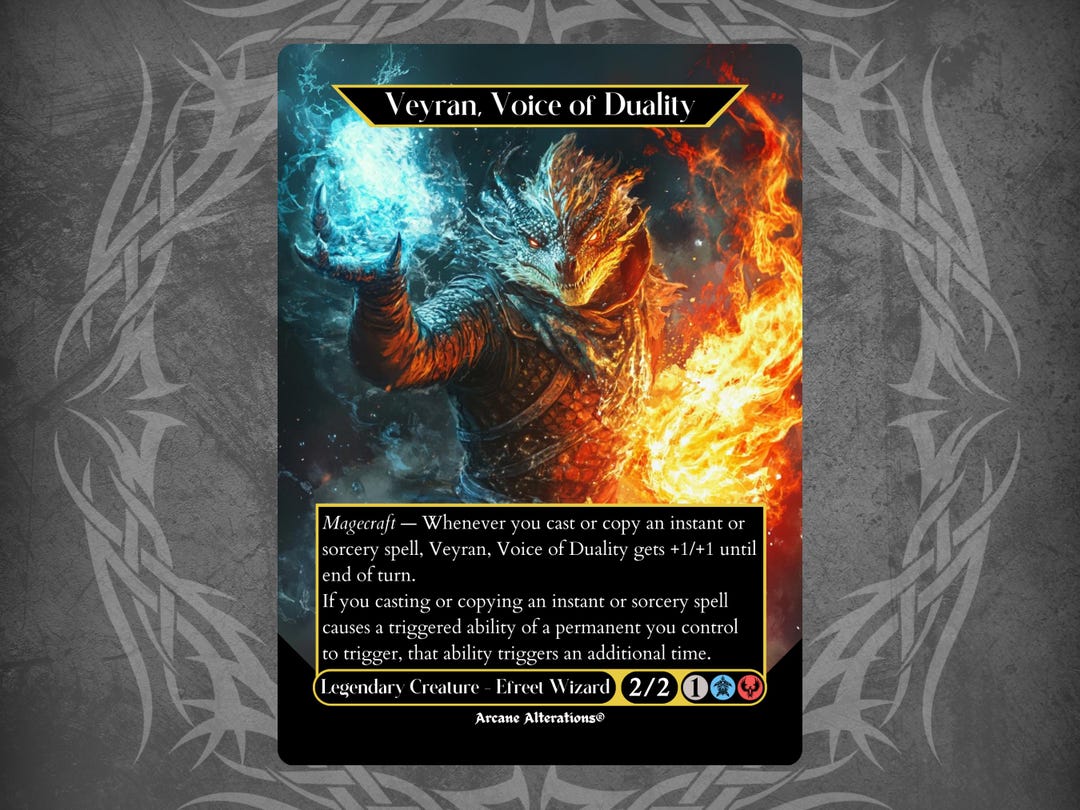 Veyran, Voice of Duality - Proxy Full Art Custom Card - Etsy