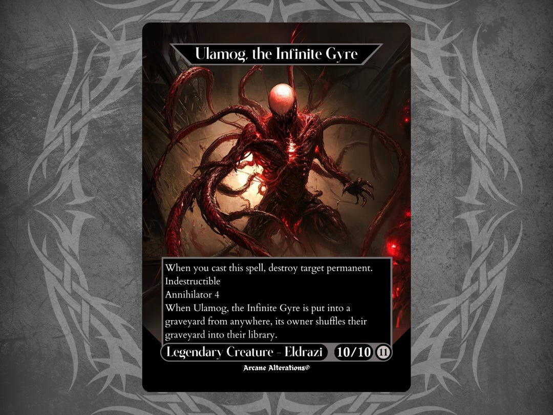 Ulamog, the Infinite Gyre - Proxy Full Art Custom Card - Etsy
