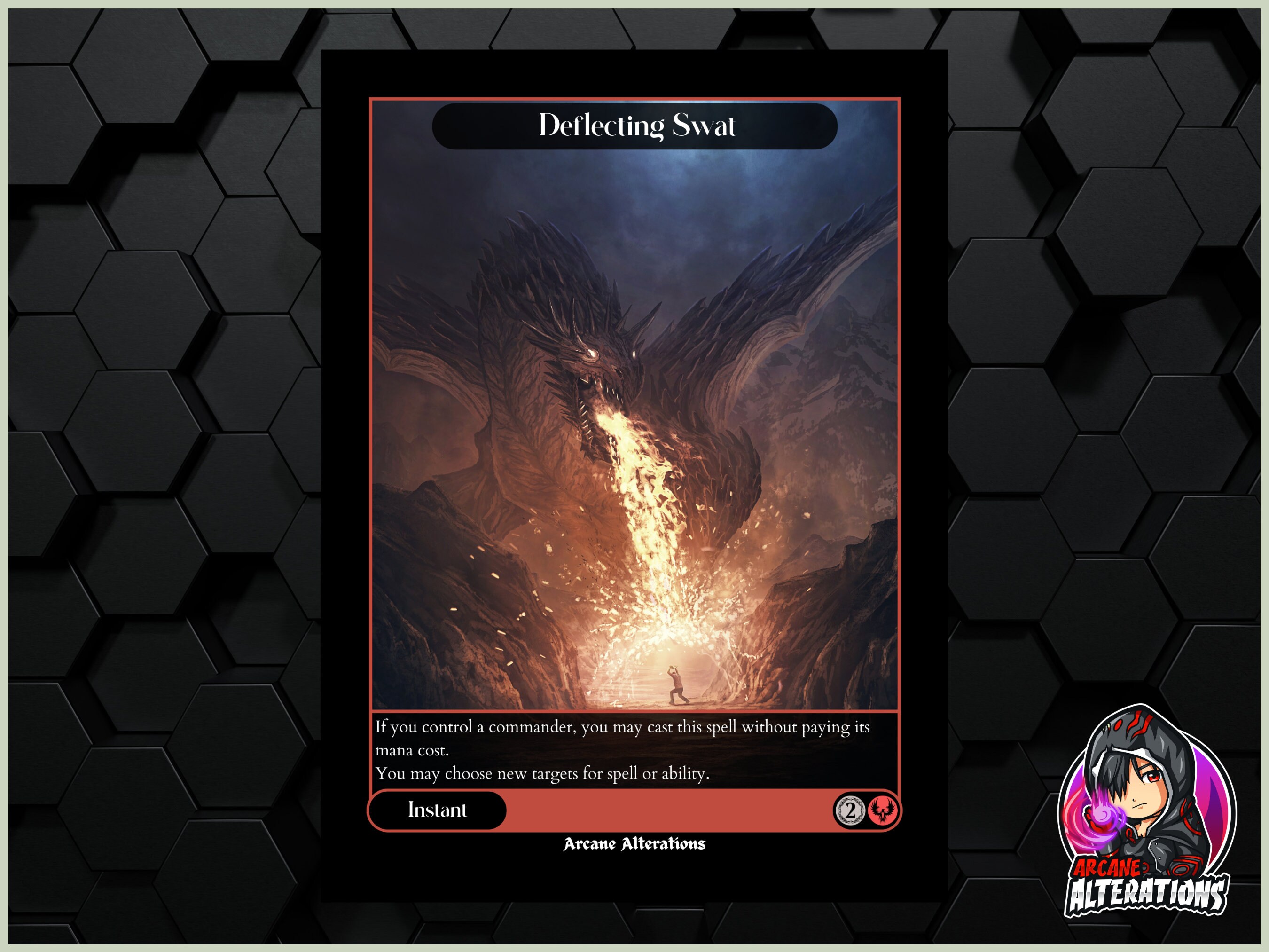 Deflecting Swat Full Art Custom Card - Etsy