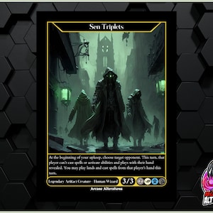 Sen Triplets Full Art Custom Card - Etsy