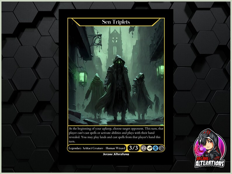 Sen Triplets Full Art Custom Card - Etsy