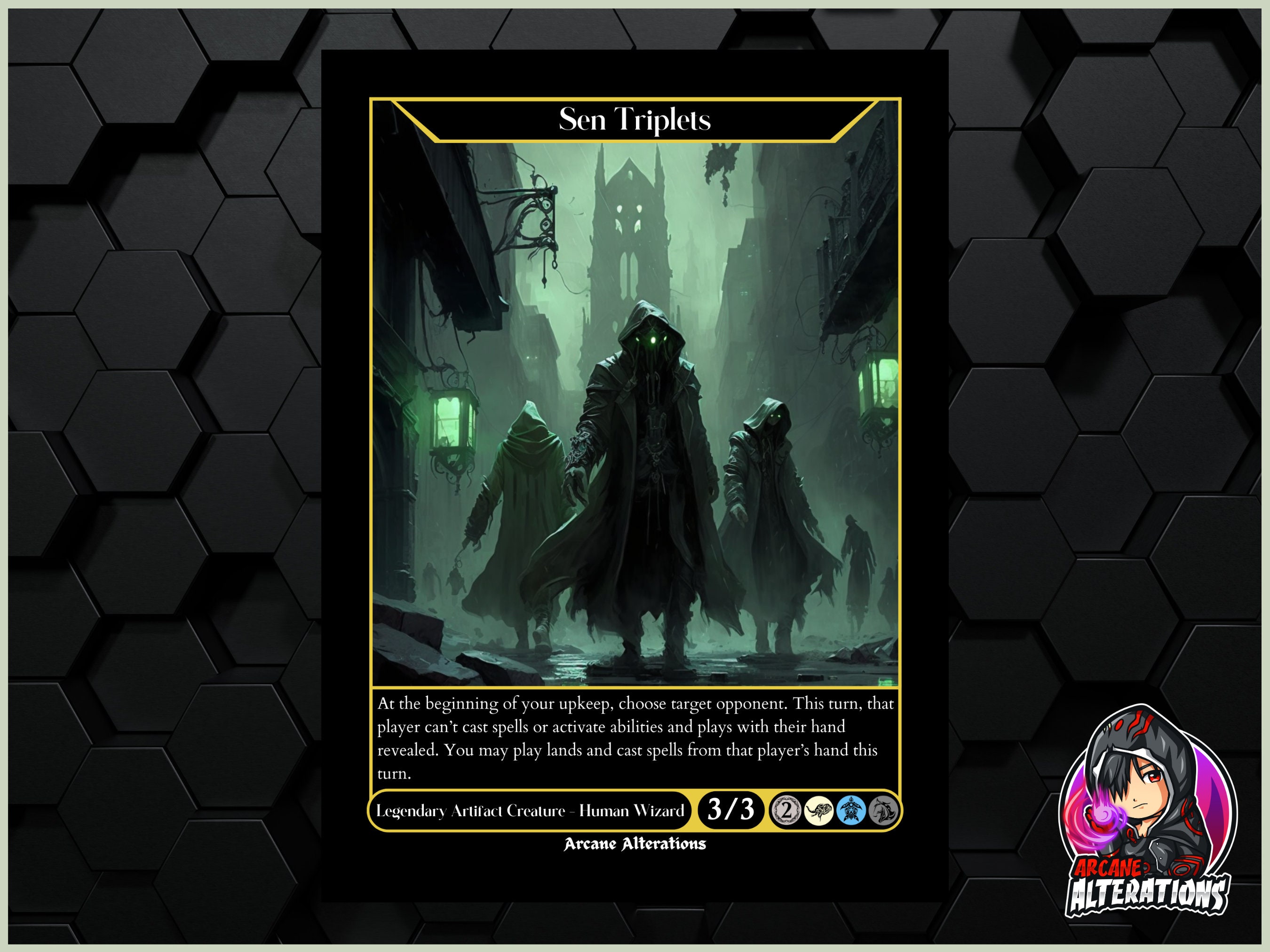 Sen Triplets Full Art Custom Card - Etsy