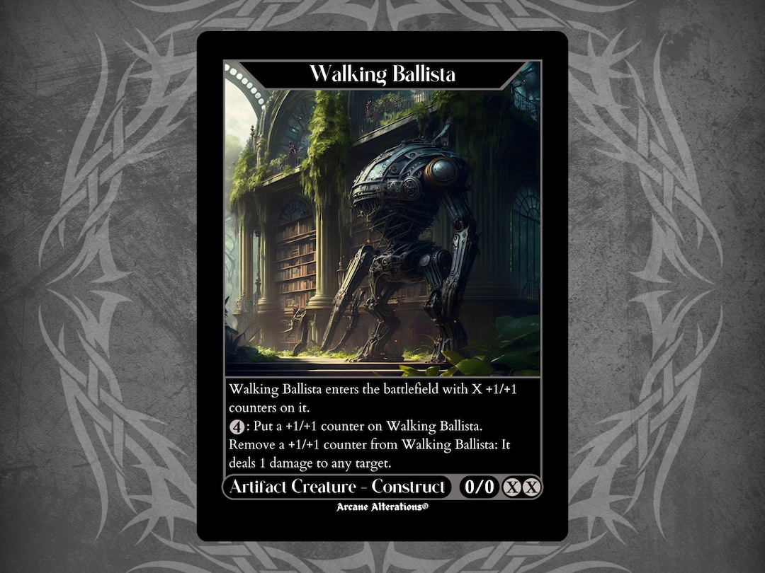 Walking Ballista - Full Art Custom Card - Etsy