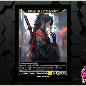 Yuriko, the Tiger's Shadow Full Art Custom Card - Etsy