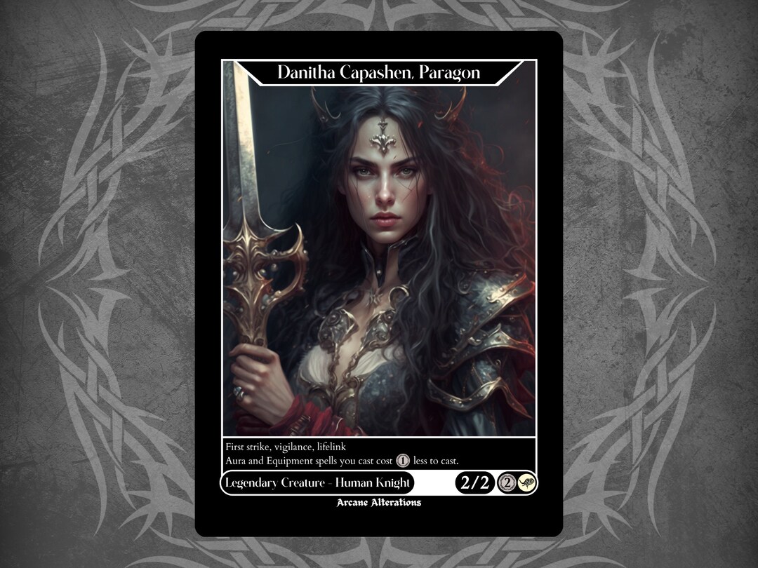 Danitha Capashen, Paragon - Full Art Custom Card - Etsy