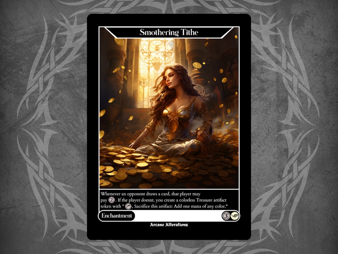 Smothering Tithe Full Art Custom Card - Etsy