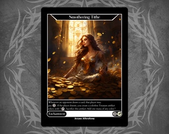 Smothering Tithe Gorgeous Alternate Full Custom Art Gold Coins Keeper ...