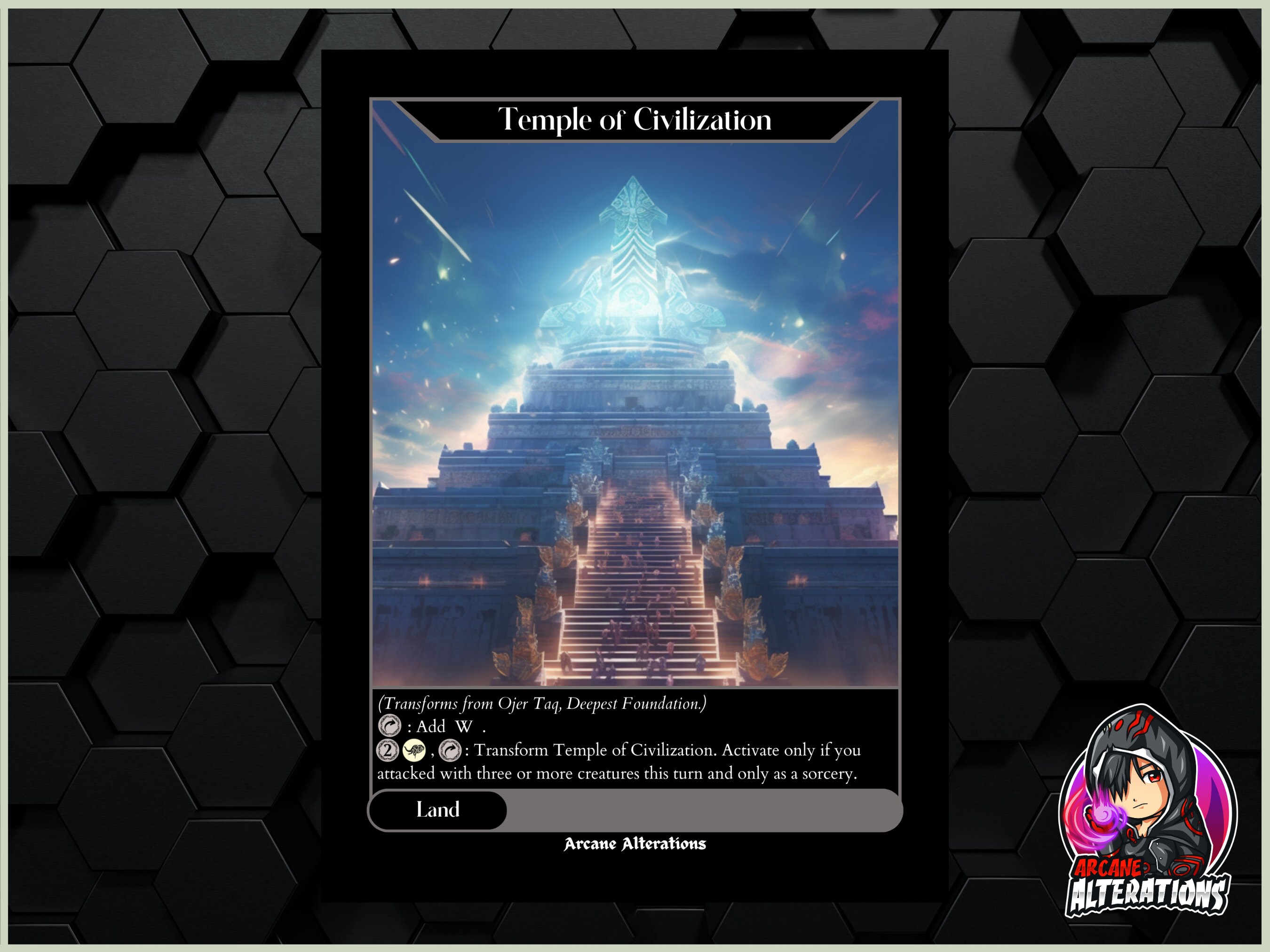 Ojer Taq Deepest Foundation Full Art Custom Card - Etsy UK