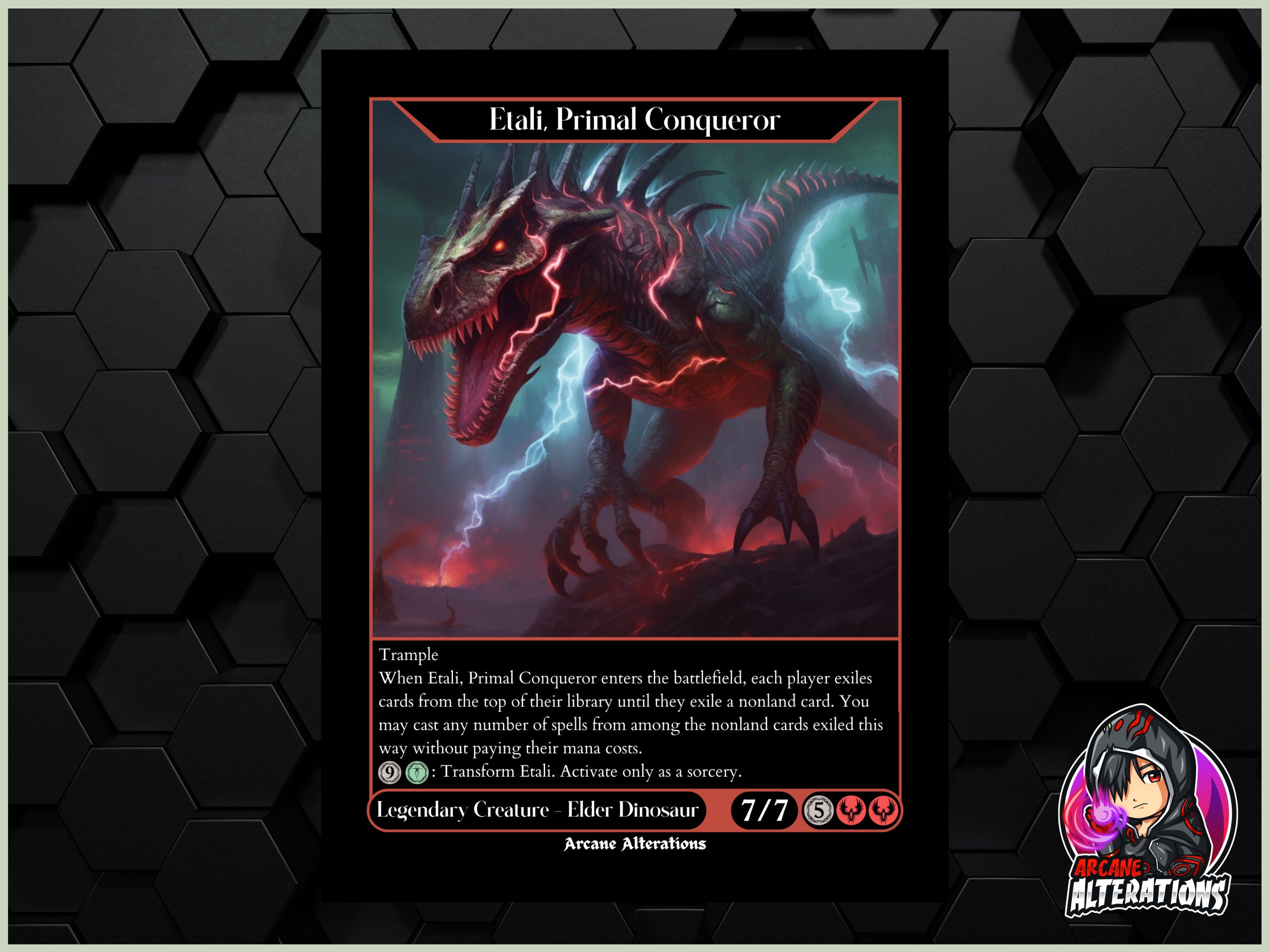 Etali, Primal Conqueror Full Art Custom Card - Etsy