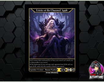 1x Foil Altered Art Eriette of the Charmed Apple MTG non-foil Into Foil ...