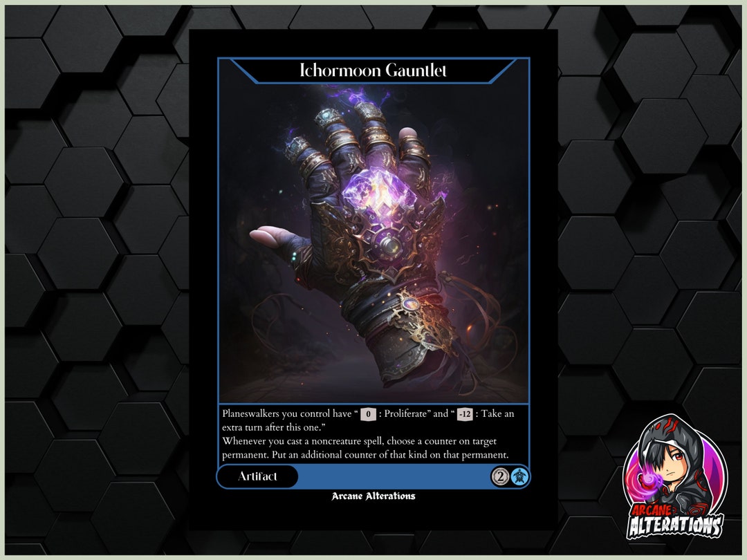 Ichormoon Gauntlet - Full Art Custom Card - Etsy