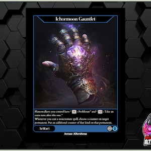 Ichormoon Gauntlet - Full Art Custom Card - Etsy