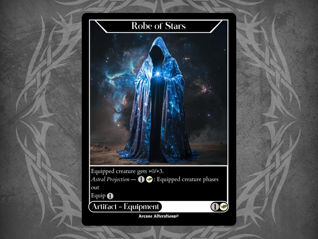 Robe of Stars - Proxy Full Art Custom Card - Etsy