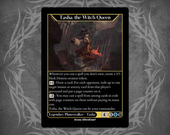 EDH Tasha, the Witch Queen Custom Commander Deck, Dimir Thieves! - Etsy