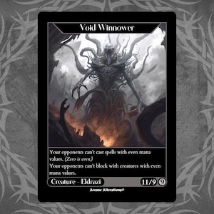 Void Winnower - Full Art Custom Card - Etsy
