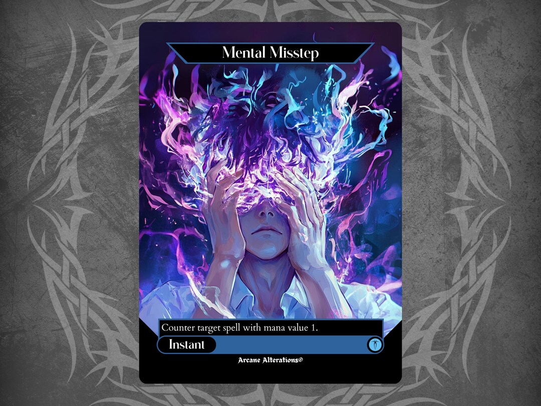 Mental Misstep - Proxy Full Art Custom Card - Etsy