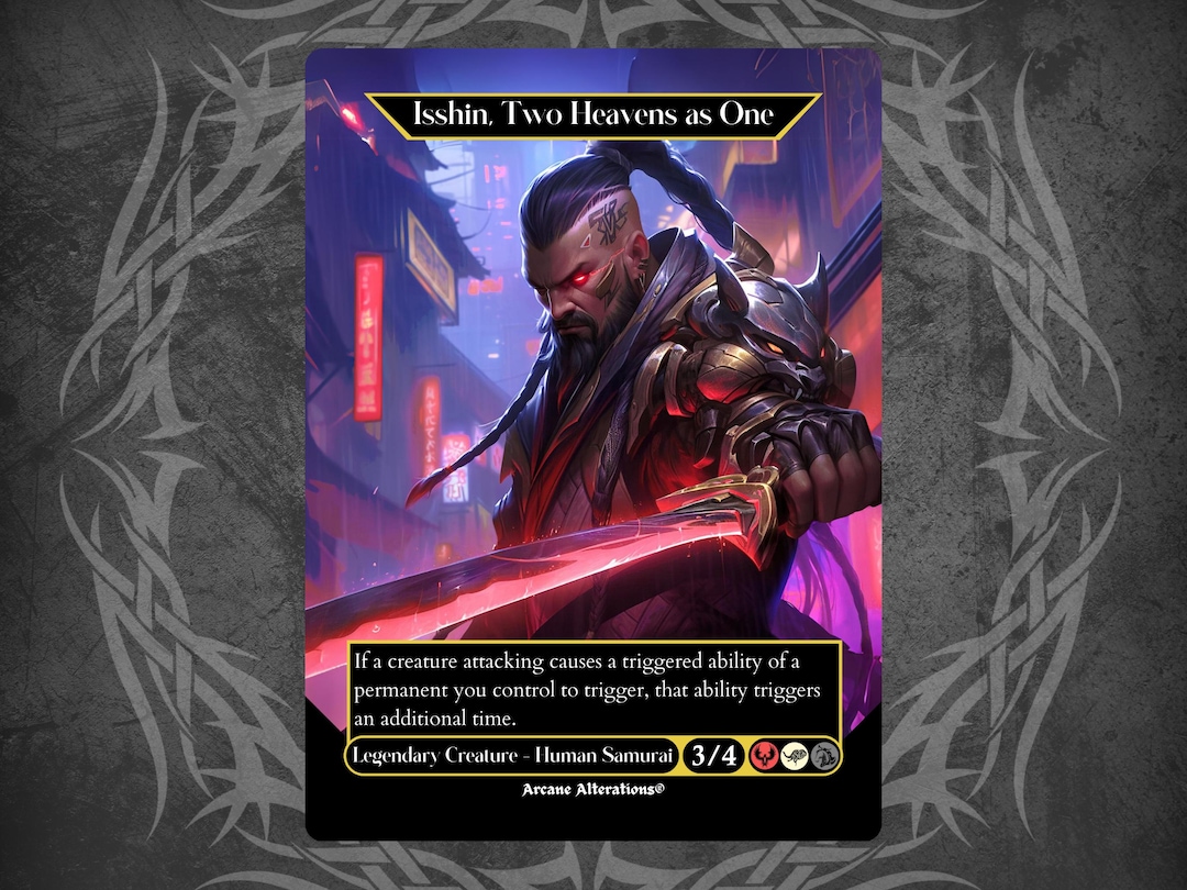 Isshin, Two Heavens as One Proxy Full Art Custom Card - Etsy