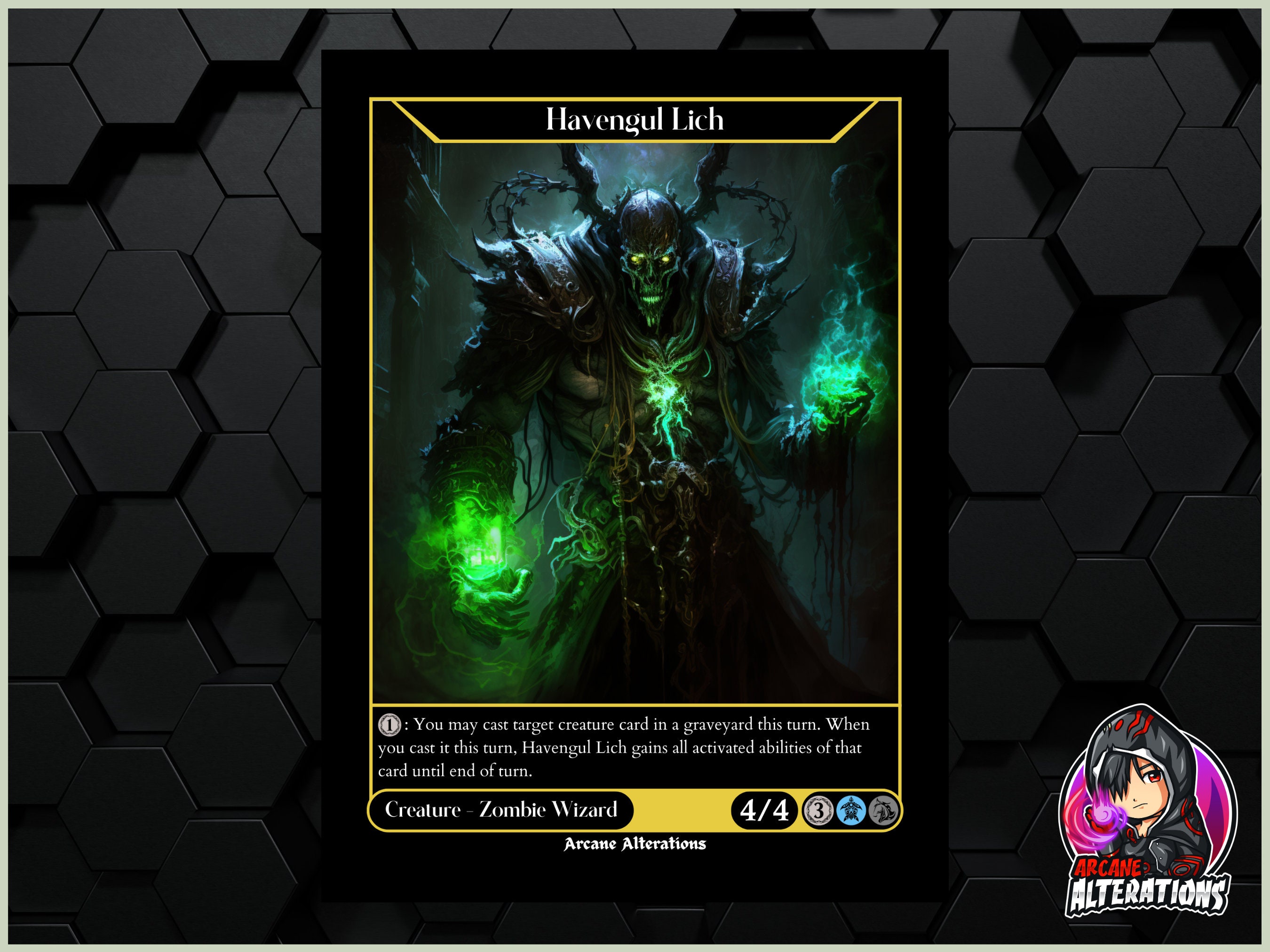 Havengul Lich Full Art Custom Card - Etsy