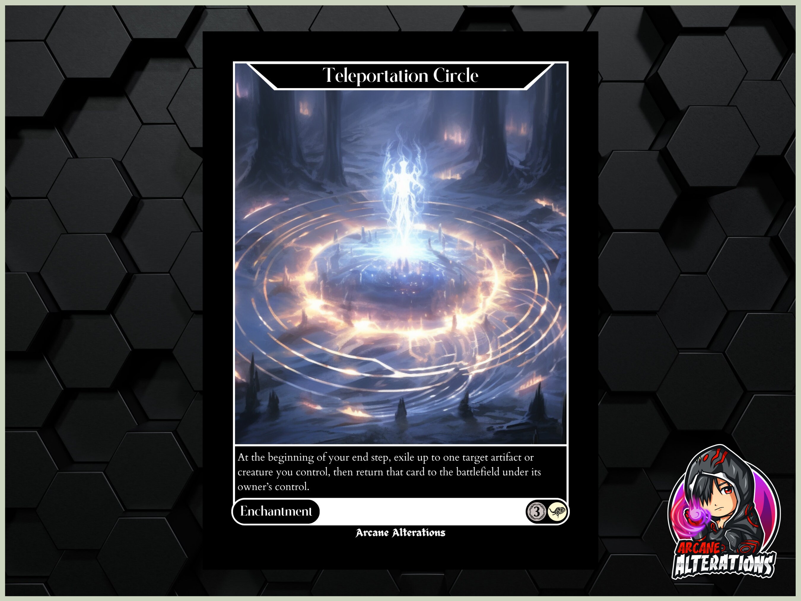 Teleportation Circle Full Art Custom Card - Etsy