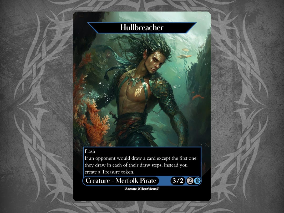 Hullbreacher - Proxy Full Art Custom Card - Etsy