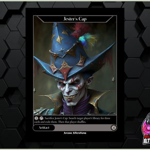 Jester's Cap Full Art Custom Card - Etsy