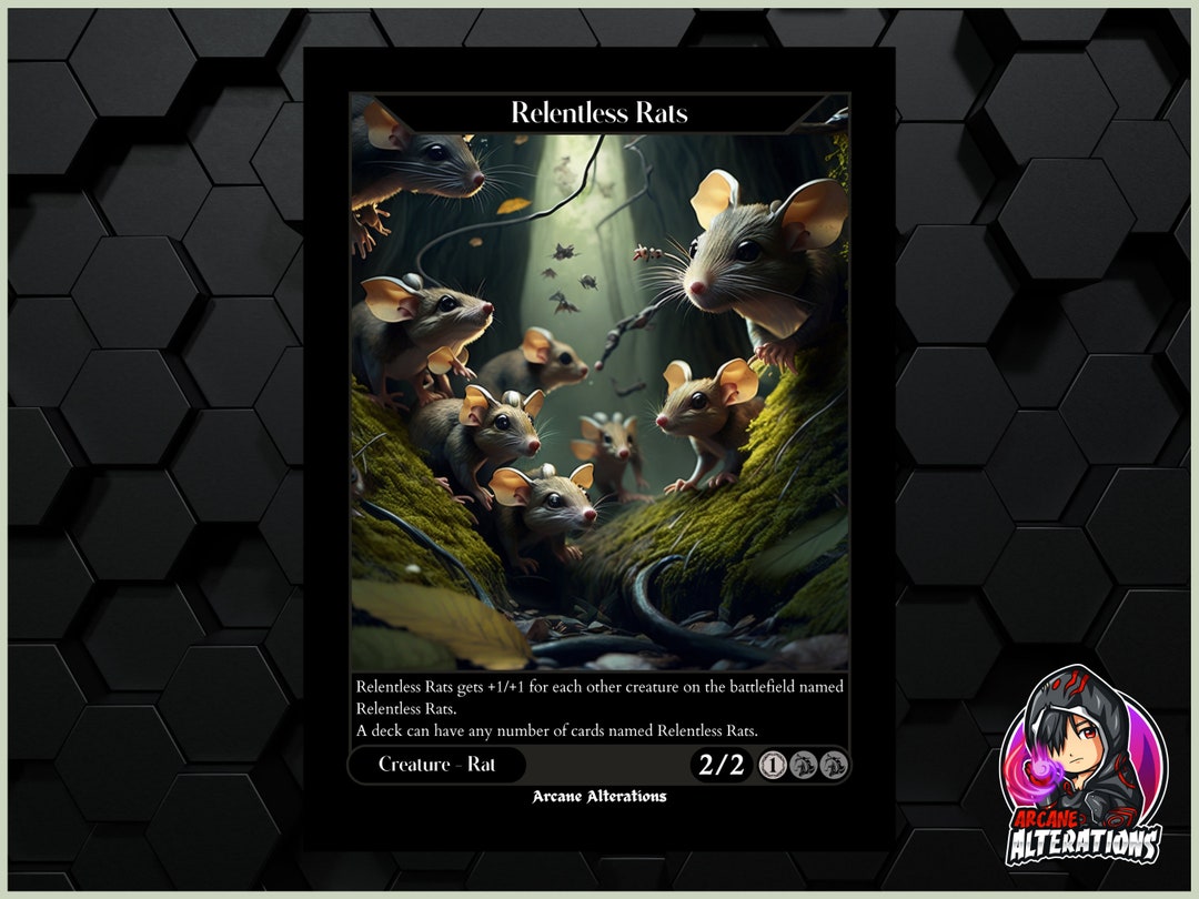 Relentless Rats Full Art Custom Card - Etsy