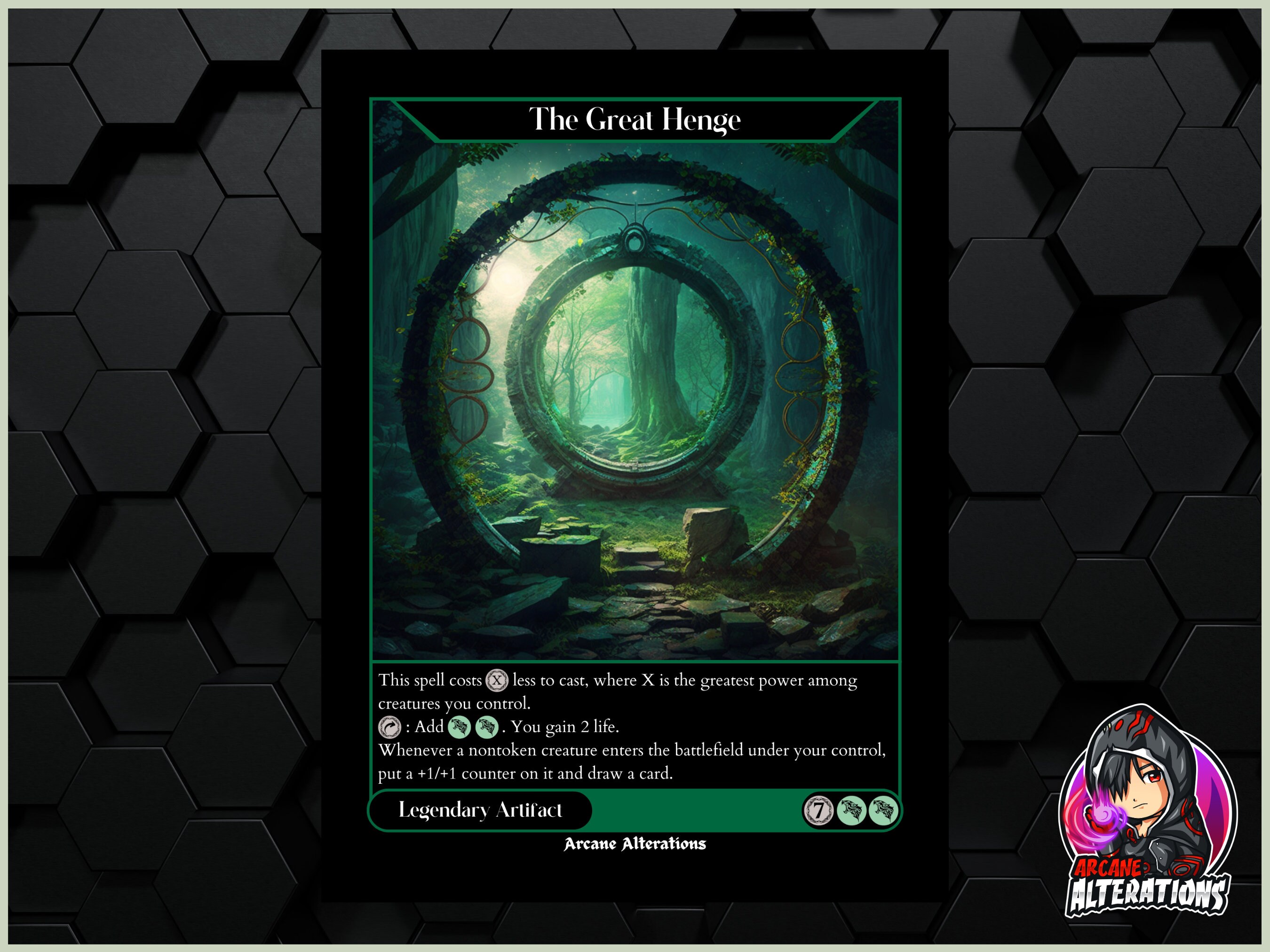 The Great Henge Full Art Custom Card - Etsy