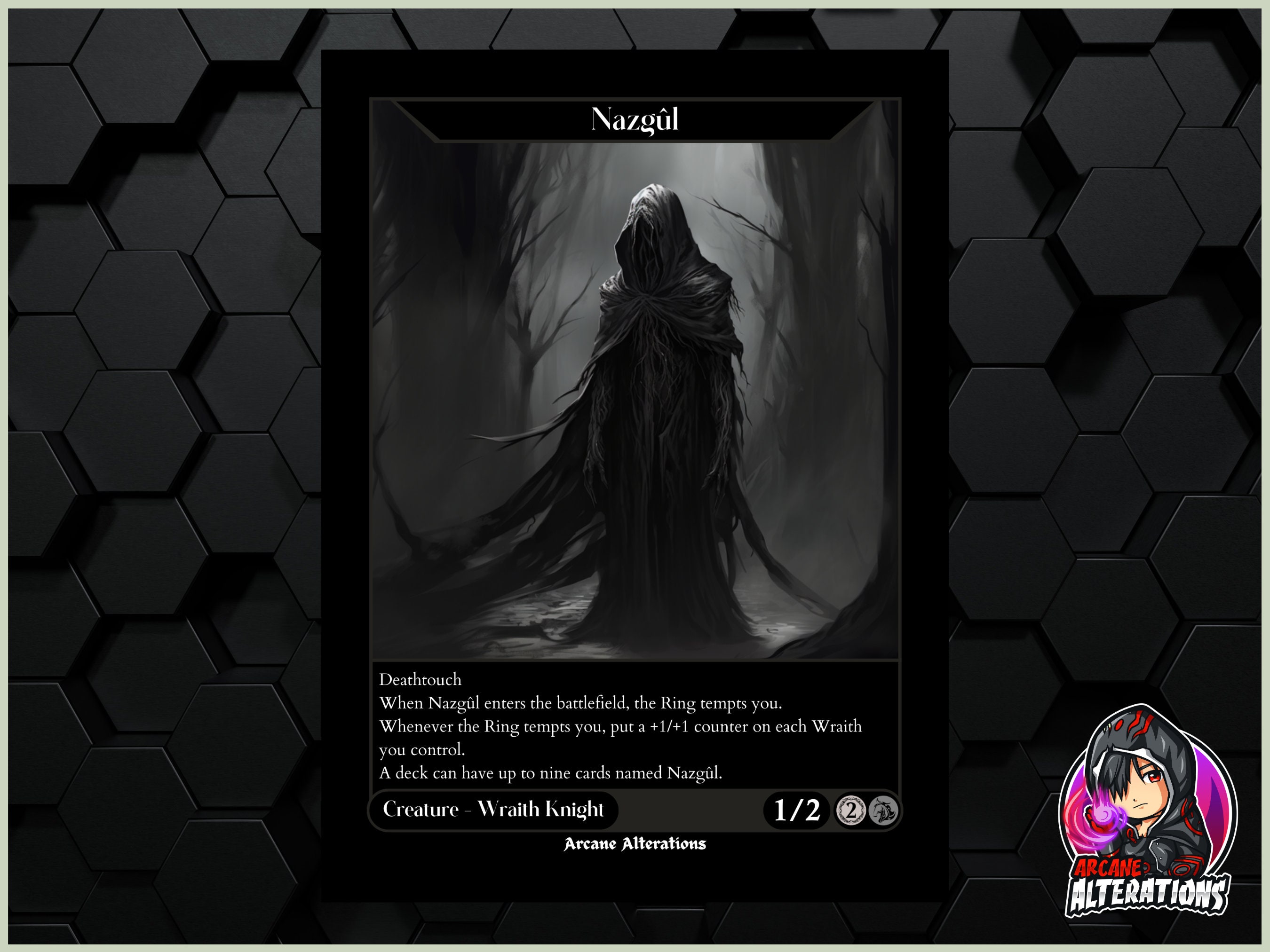 Nazgul Full Art Custom Card - Etsy