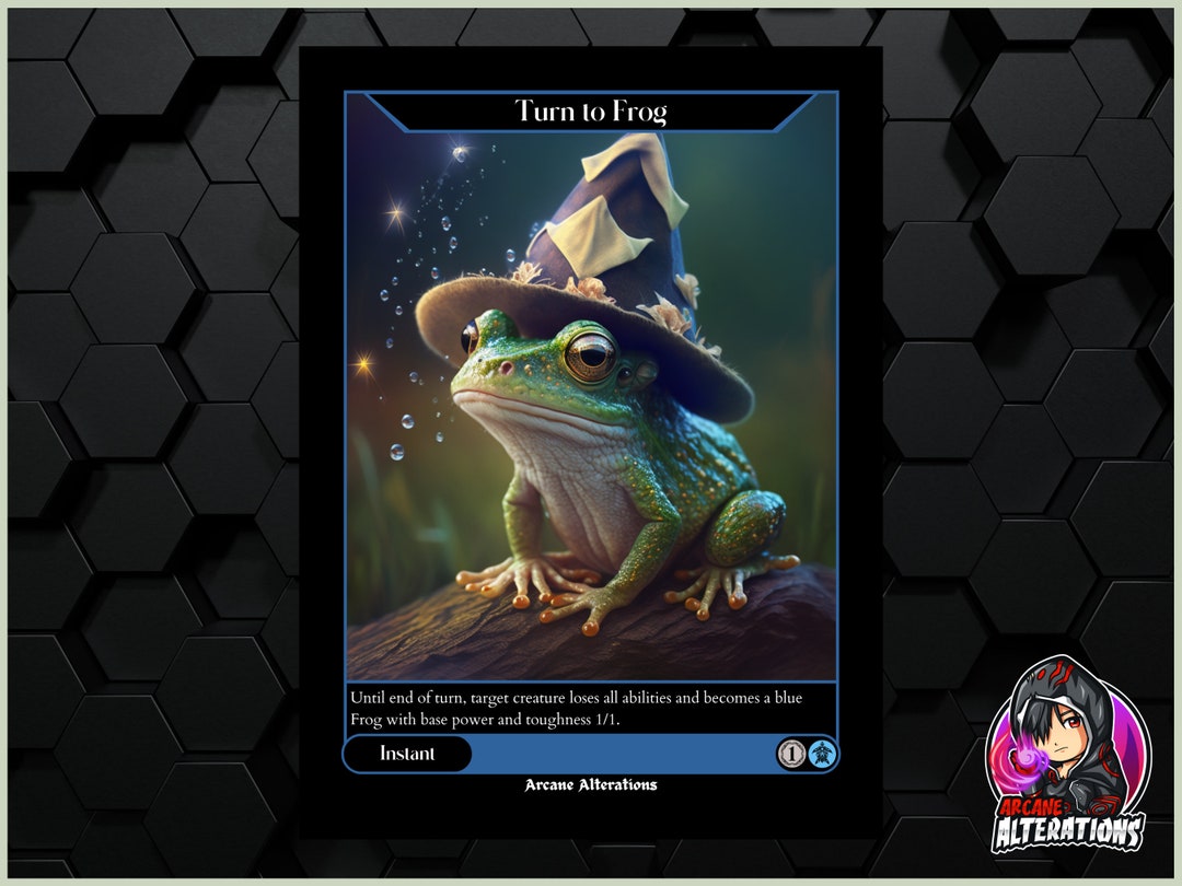 Turn to Frog - Full Art Custom Card - Etsy
