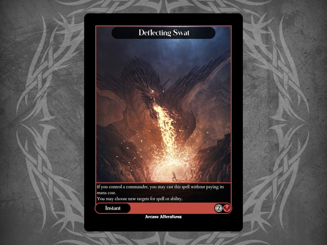 Deflecting Swat Full Art Custom Card - Etsy