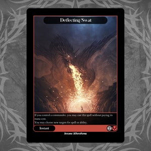 Deflecting Swat Full Art Custom Card - Etsy