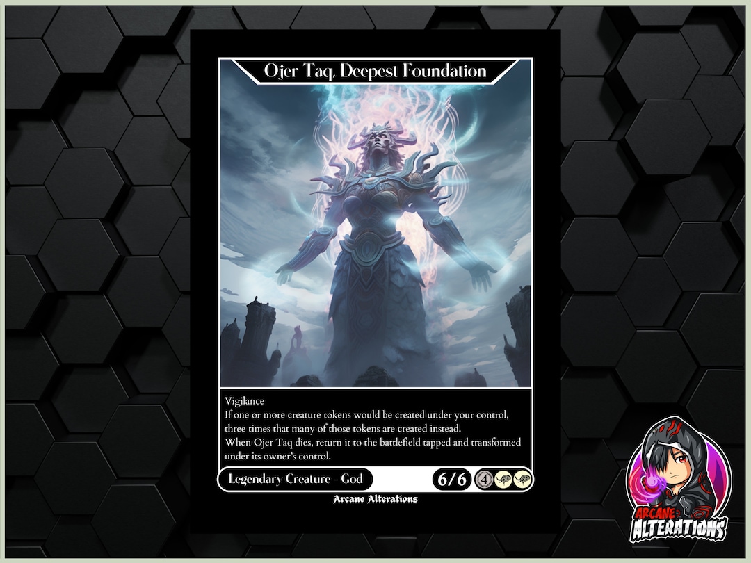 Ojer Taq, Deepest Foundation - Full Art Custom Card - Etsy Australia