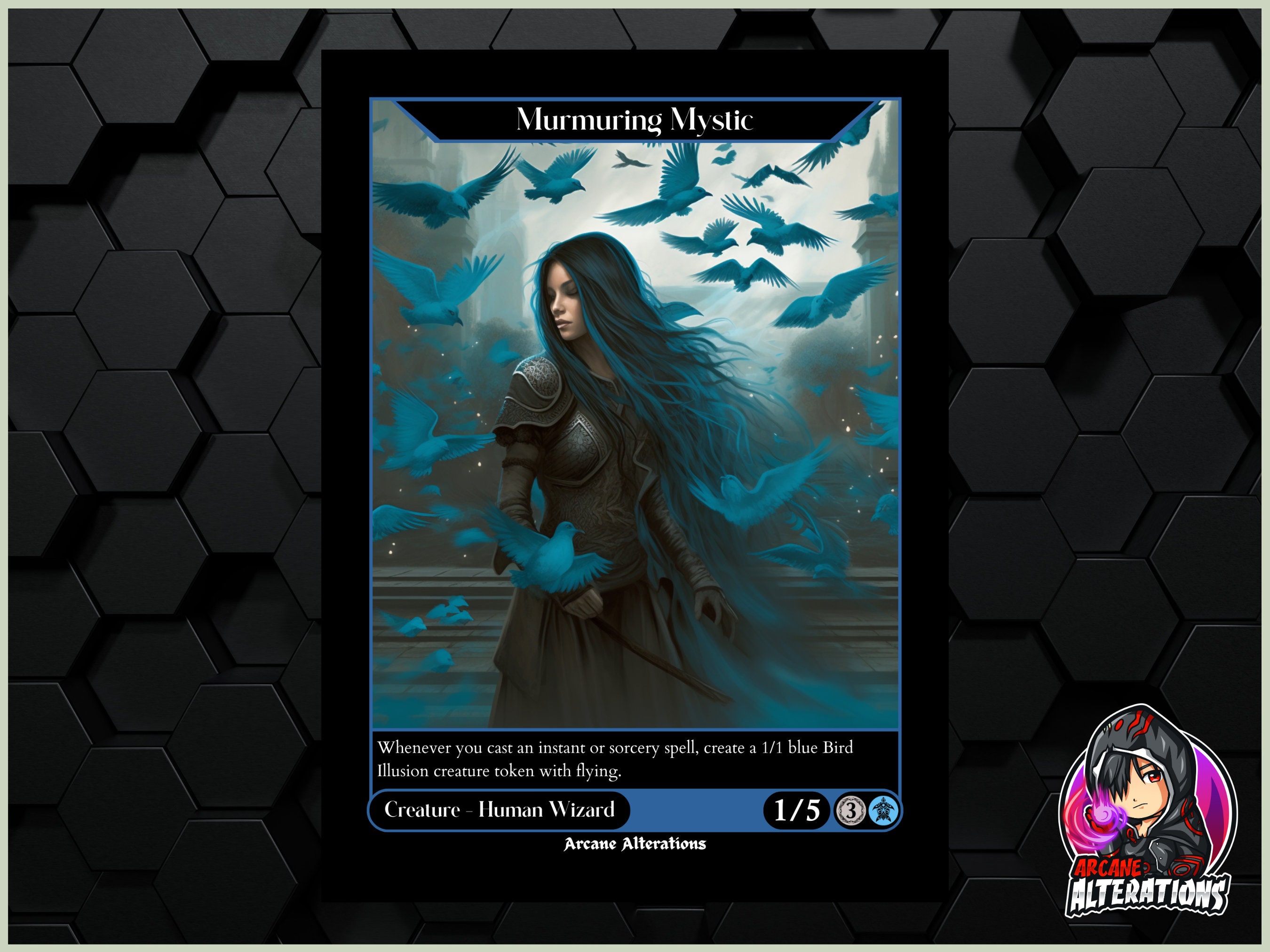 Murmuring Mystic Full Art Custom Card - Etsy