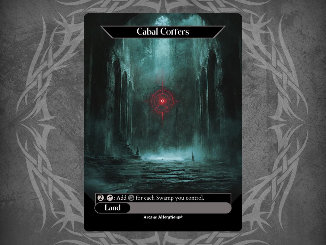 Cabal Coffers - Proxy Full Art Custom Card - Etsy
