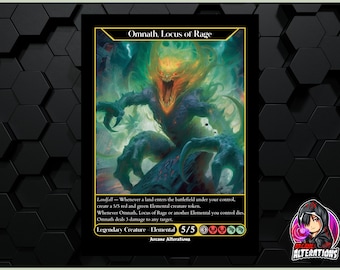 Omnath Locus of Kool-aid Full Altered Art MTG Magic EDH Meme Man Oh Yea ...
