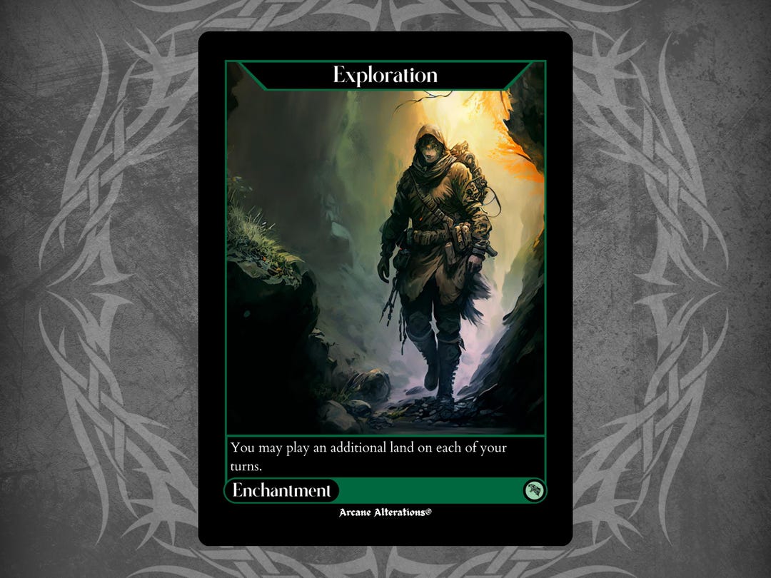 Exploration - Full Art Custom Card - Etsy